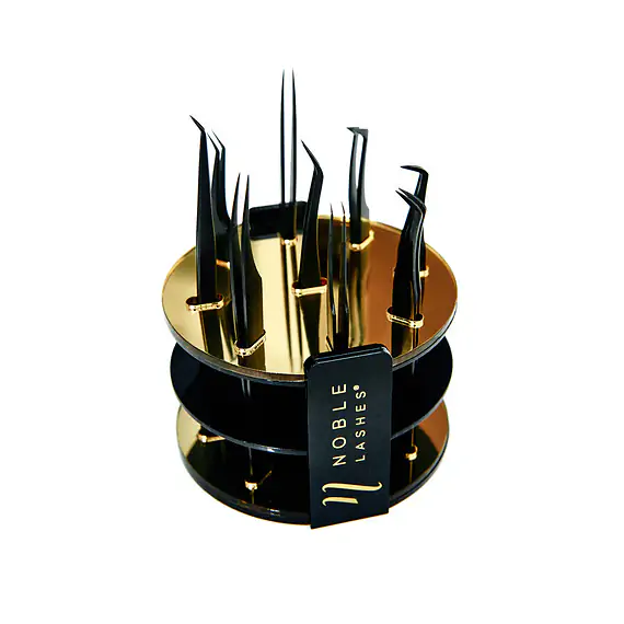 Round tweezers rack - Noble Lashes.eu